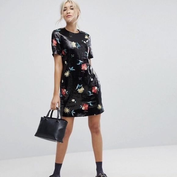 ASOS | Dresses | Asos New Look Embellished Sequin Dress | Poshmark